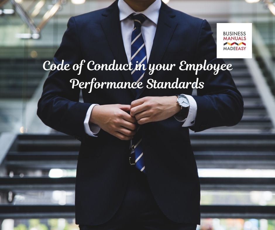 Code of Conduct in your Employee Performance Standards – Business ...