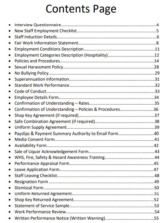 Business Manuals Made Easy: Staff Management Manual for HR & Training